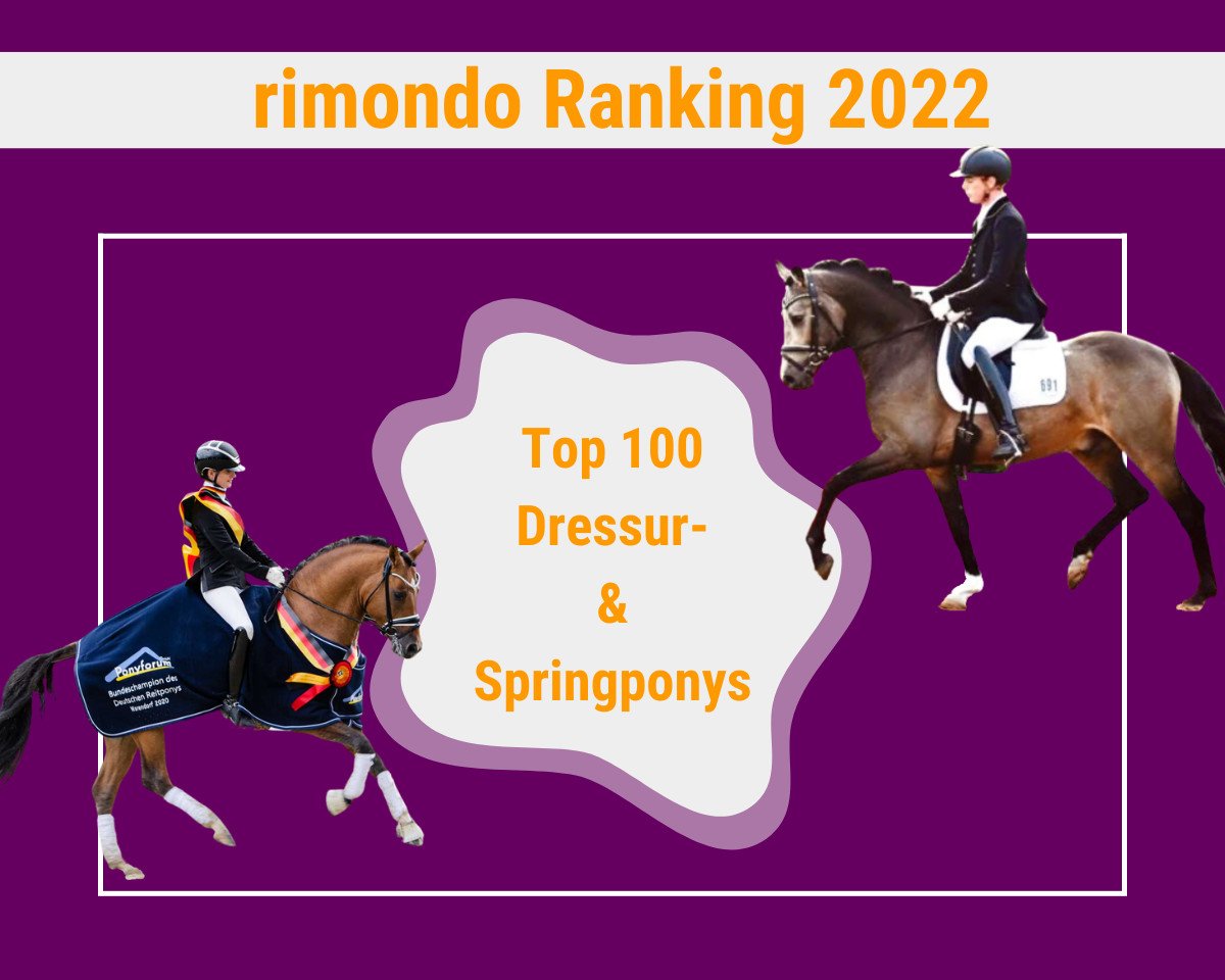 Top 100 Dressurponys (20.10.2022) - rimondo Ranking 2022 - Pony